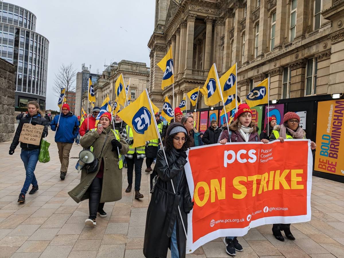 Birmingham Strike Rally | PCS Left Unity