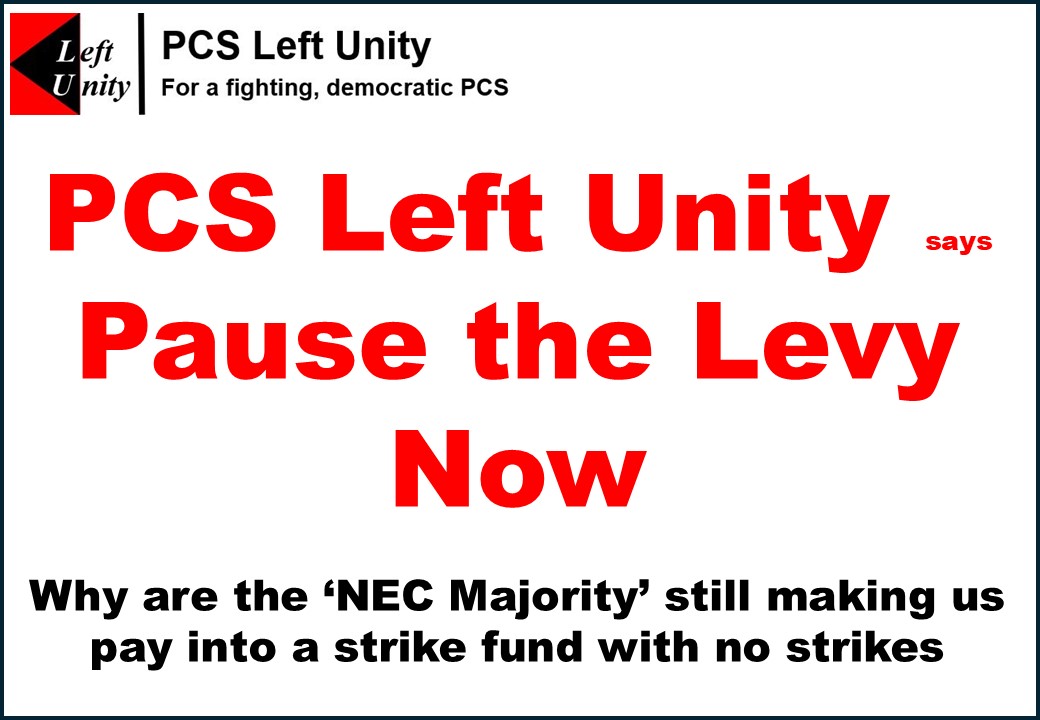 Pause the Levy motion for branch AGMs | PCS Left Unity