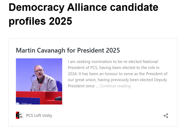 National Elections 2025 | PCS Left Unity
